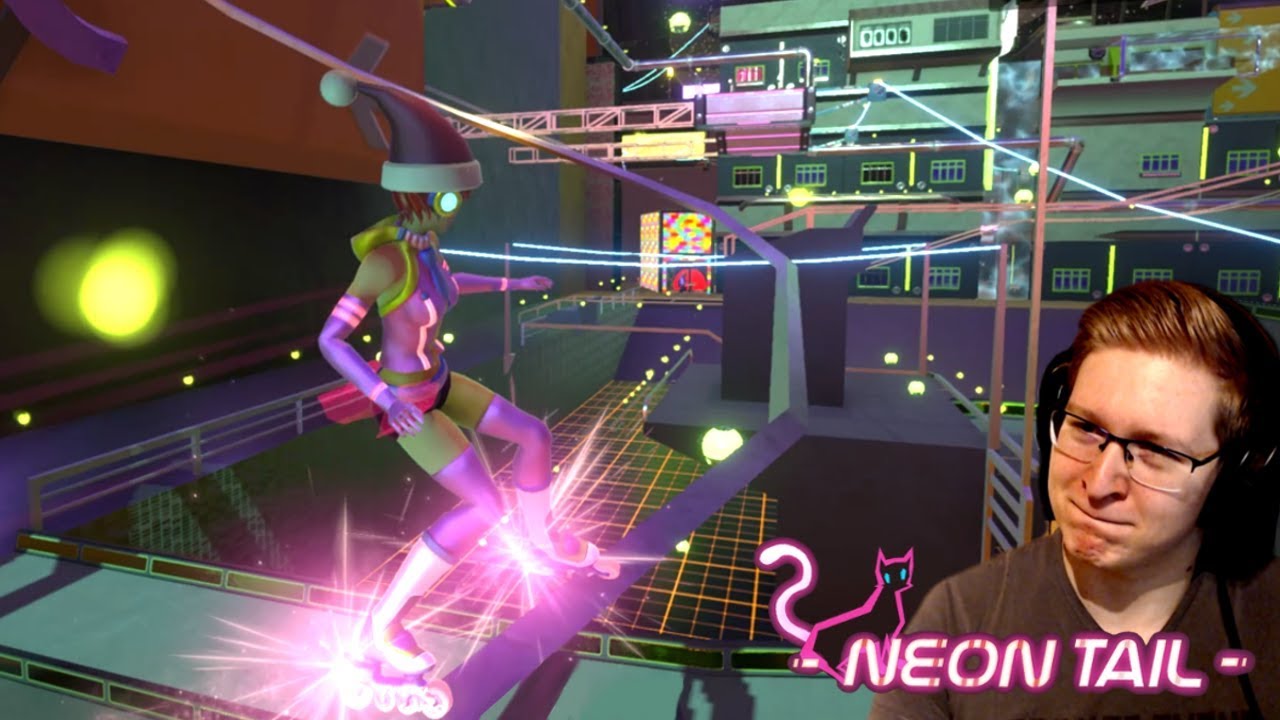 Neon Tail - Sk8ter Boi (Upcoming Indie Game) - YouTube
