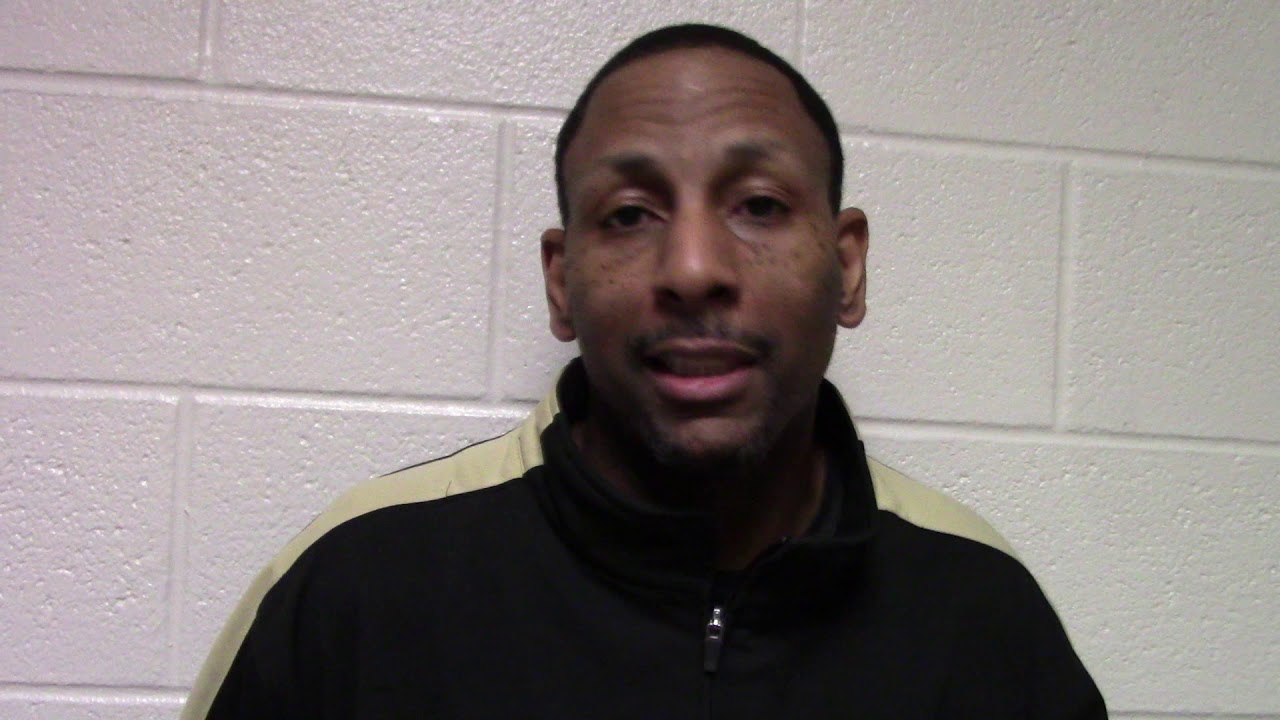 King's Fork Coach Rick Hite after 61-55 win over Cape Henry - YouTube