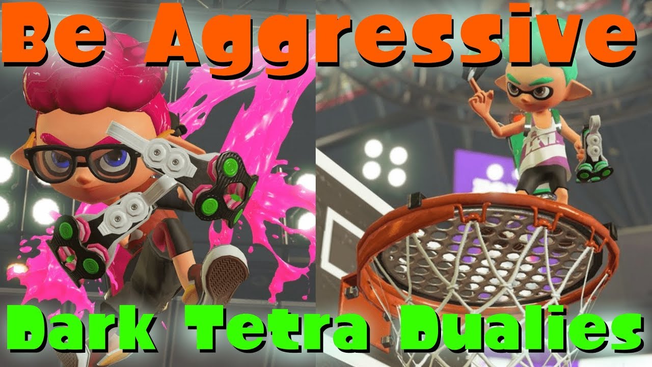 [Splatoon 2] Dark Tetra Dualies at Goby Arena! - YouTube