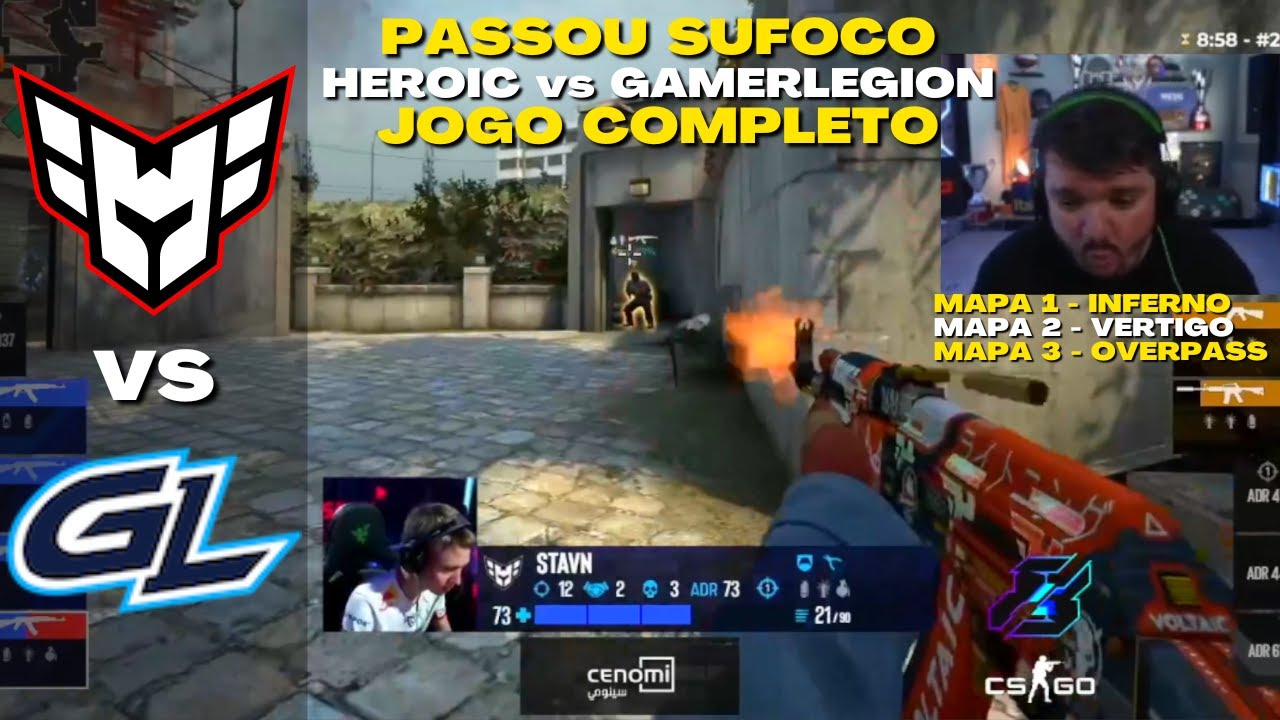 HEROIC vs GL - JOGO COMPLETO (Todos os Mapas) Gamers8 2023 - YouTube