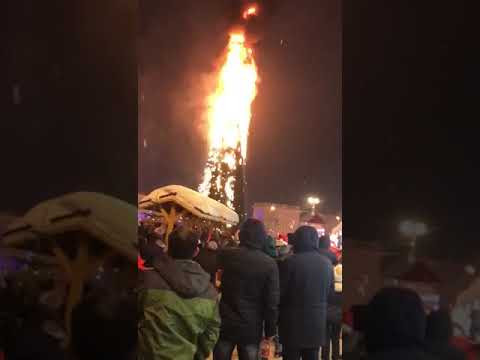 Yujni saxalinde yolka yandi