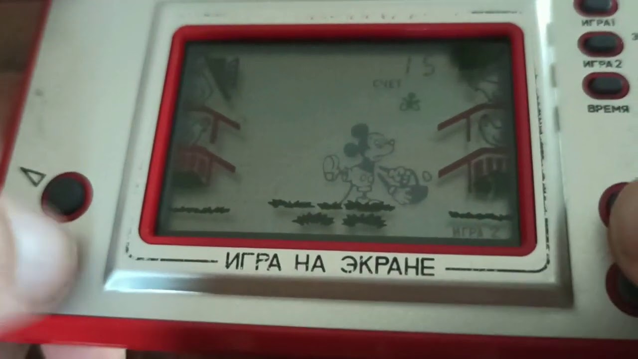 Game & Watch soviet clone Elektronika Mickey Mouse. The egg LCD game ...