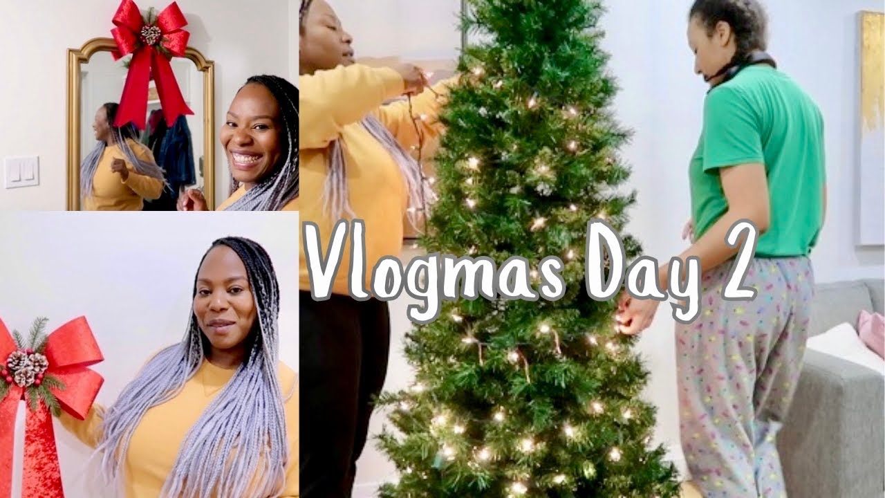 Vlogmas Day 2 | Putting Up Our Christmas Trees + We Were In For A Shock ...