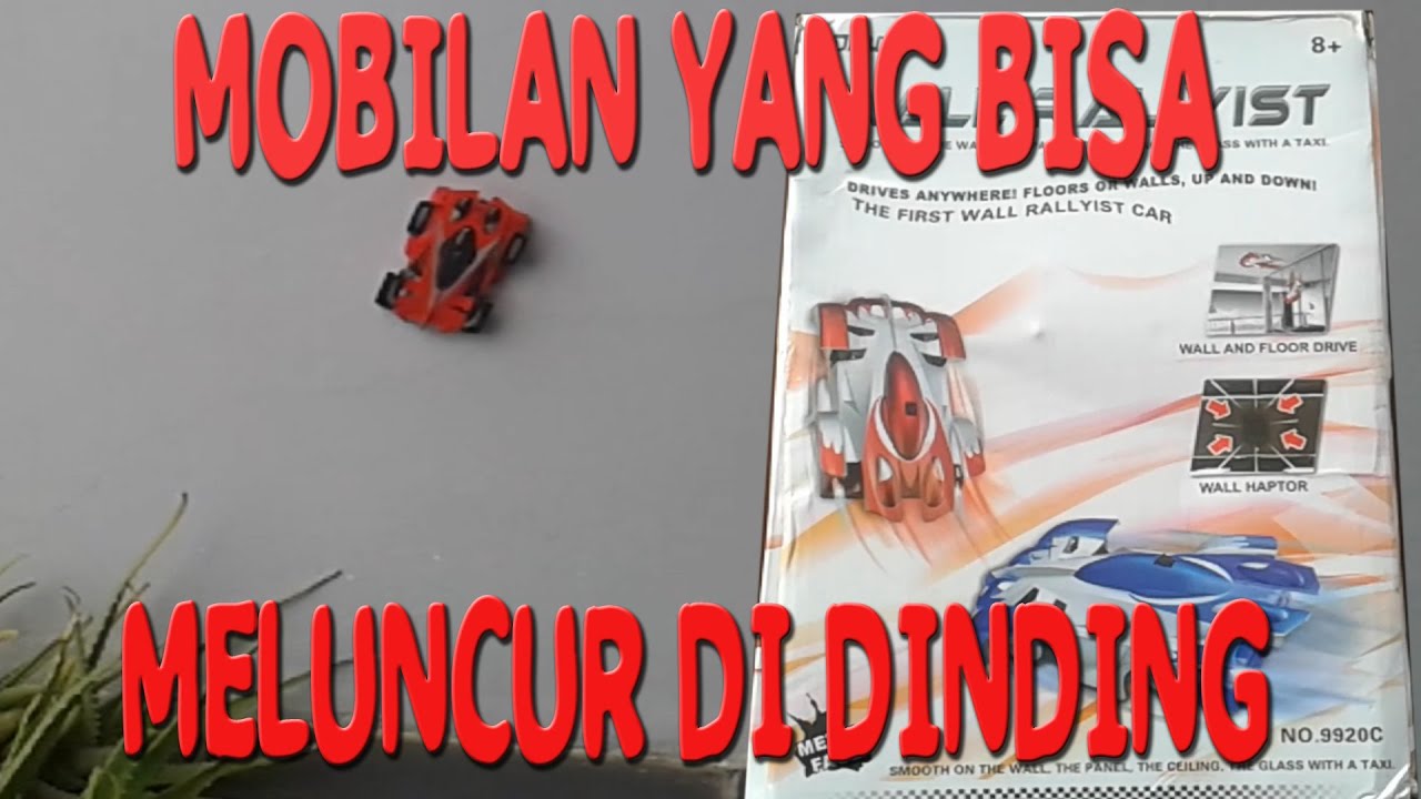 Mobil Mobilan Anak Anak Bisa Meluncur di Dinding [Wall Rallyist] - YouTube