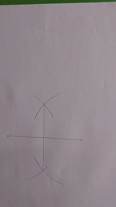 how to divide a line using a compass#c2h#technicaldrawing - YouTube