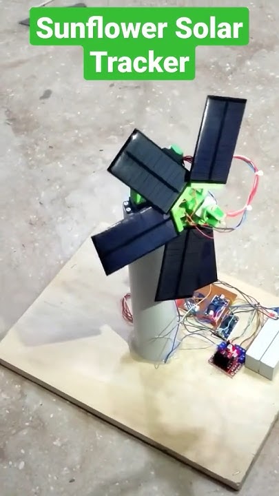 Sunflower Solar Tracker System Solar Solartracker Arduino Diyprojects Electronic Shorts