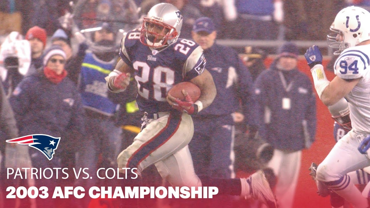 Throwback Highlights | Patriots 2003 AFC Championship Win Over Colts ...