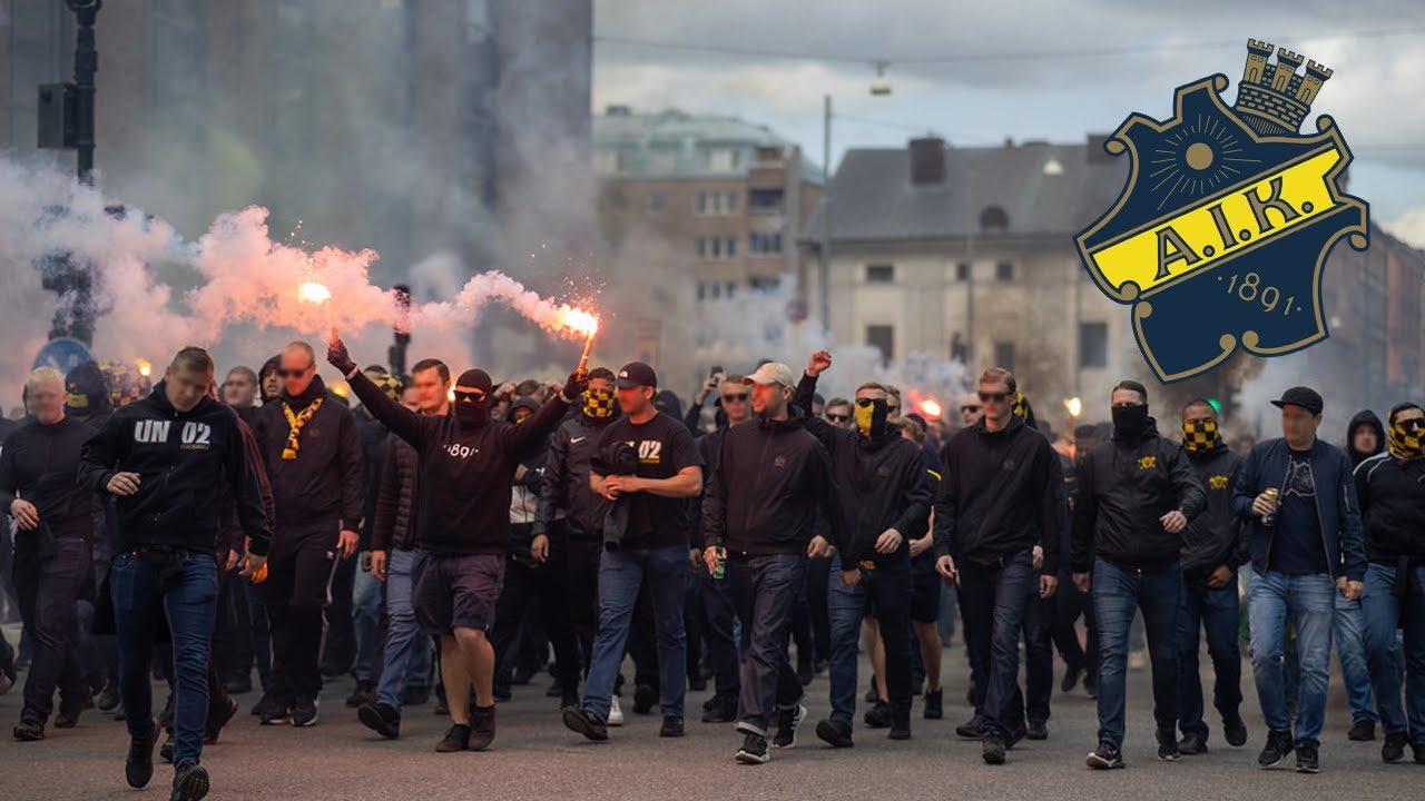 AIK Stockholm Ultras BEST MOMENTS | Black Army Tifo & Pyro Highlights ...
