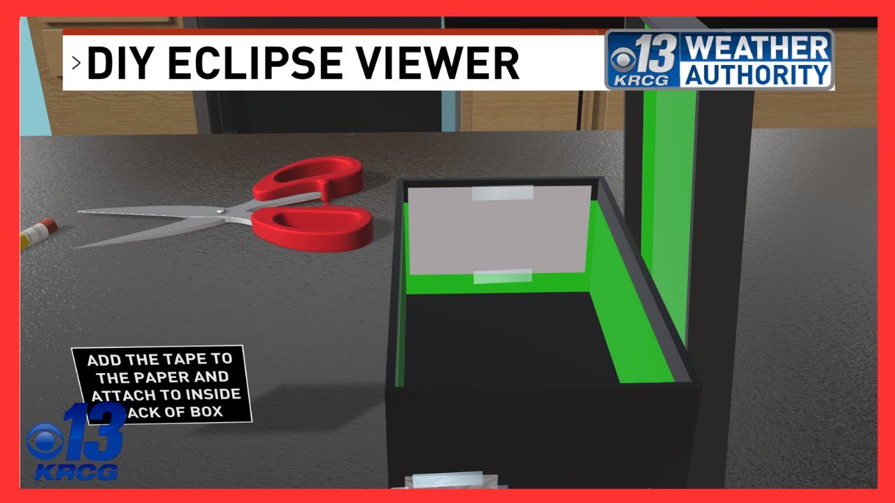 DIY: Safely view the upcoming solar eclipse using common household ...
