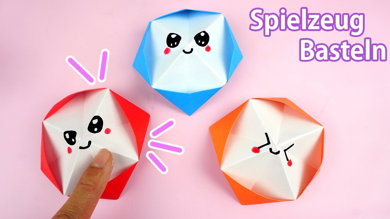 Spielzeug aus papier basteln - Basteln mit papier | DIY Bastelideen ...