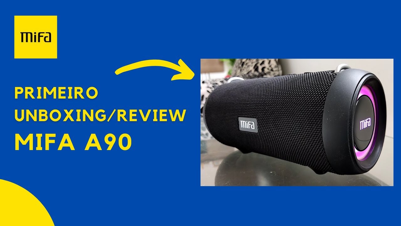 PRIMEIRO REVIEW / UNBOXING MIFA A90 Brasil (First Review mifa a90 ...
