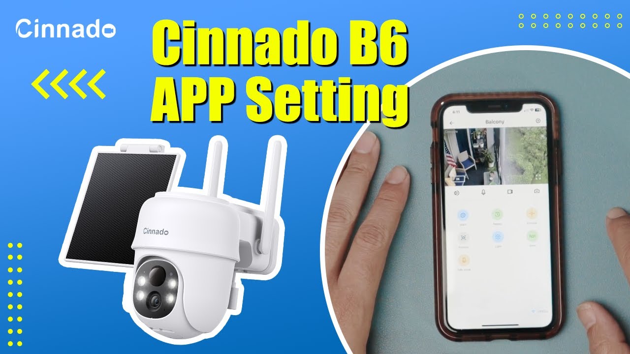 Cinnado B6 2K Solar/Battery Powered Wireless Outdoor Security Camera ...