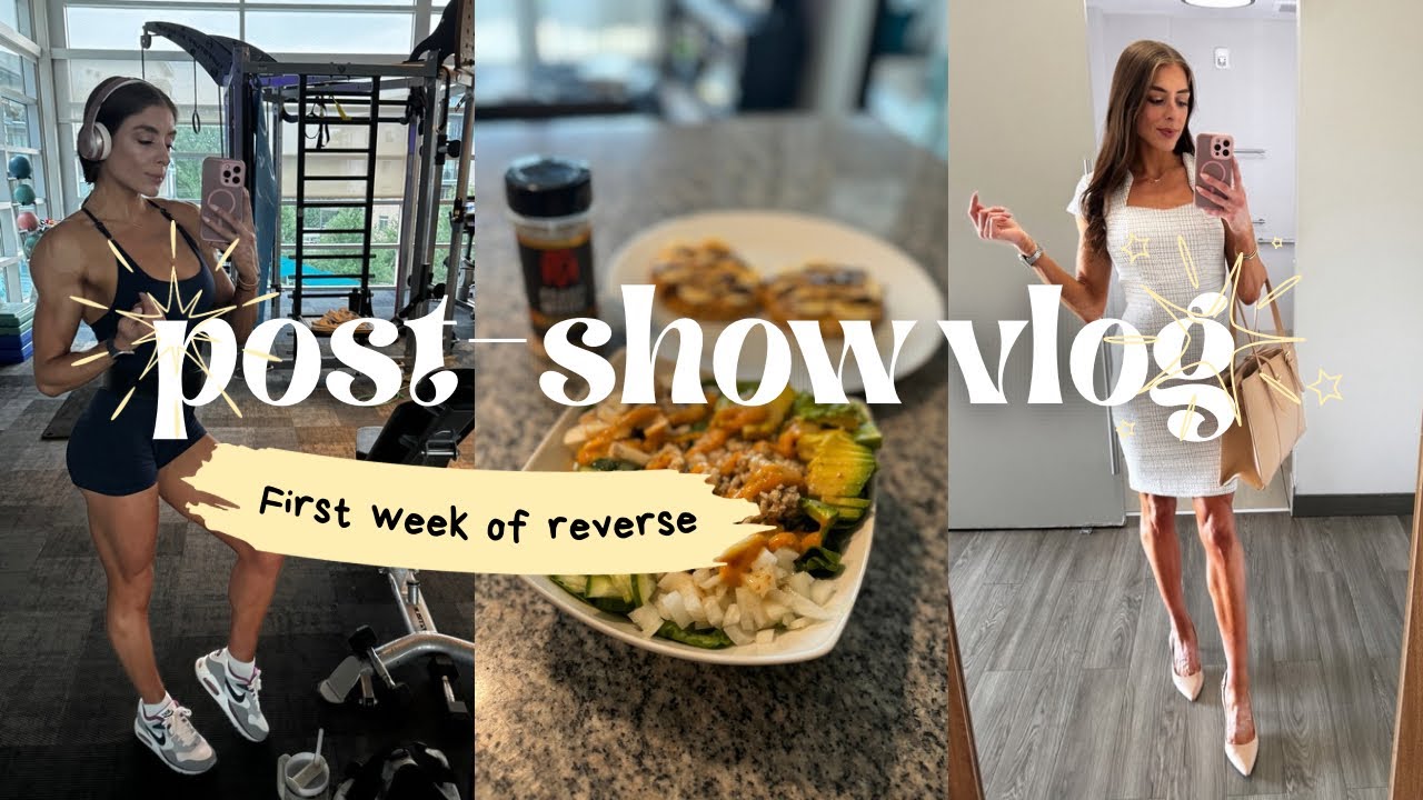 Post-Bikini Comp Vlog | First Week of Reverse | This $hit is Hard! - YouTube