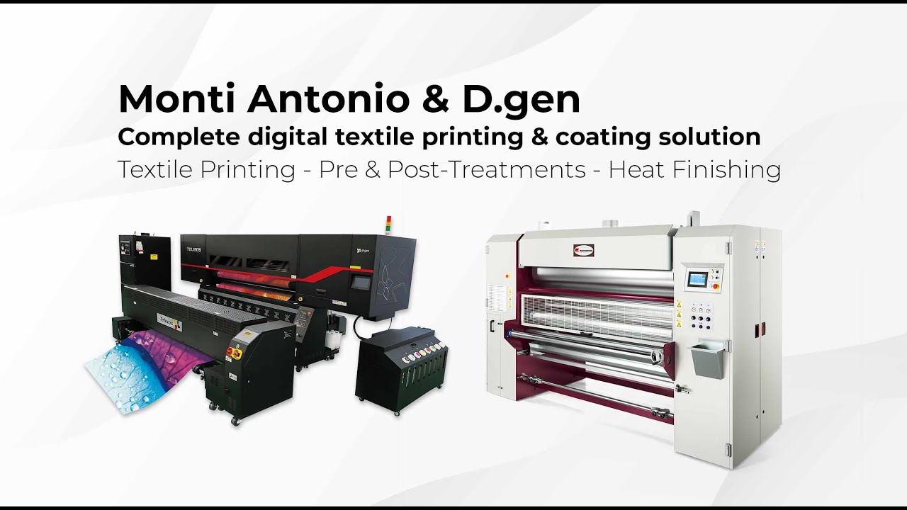 Digital Textile Printing & Coating Solution - YouTube