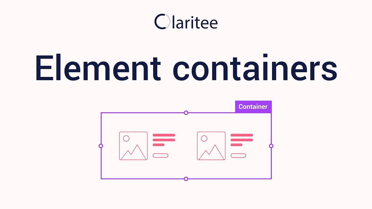Save elements as containers for easy editing - YouTube