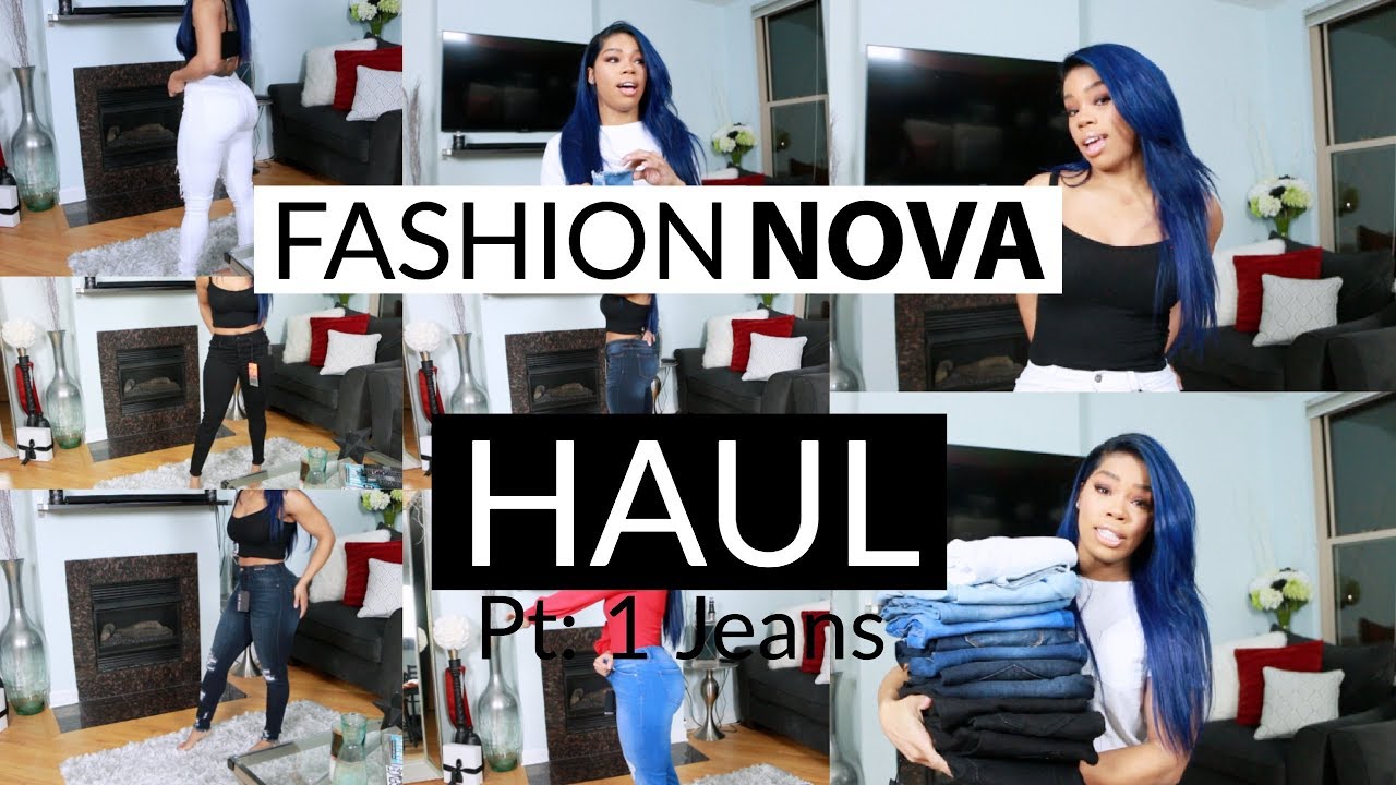 Fashion Nova Jean Try-On Haul - YouTube