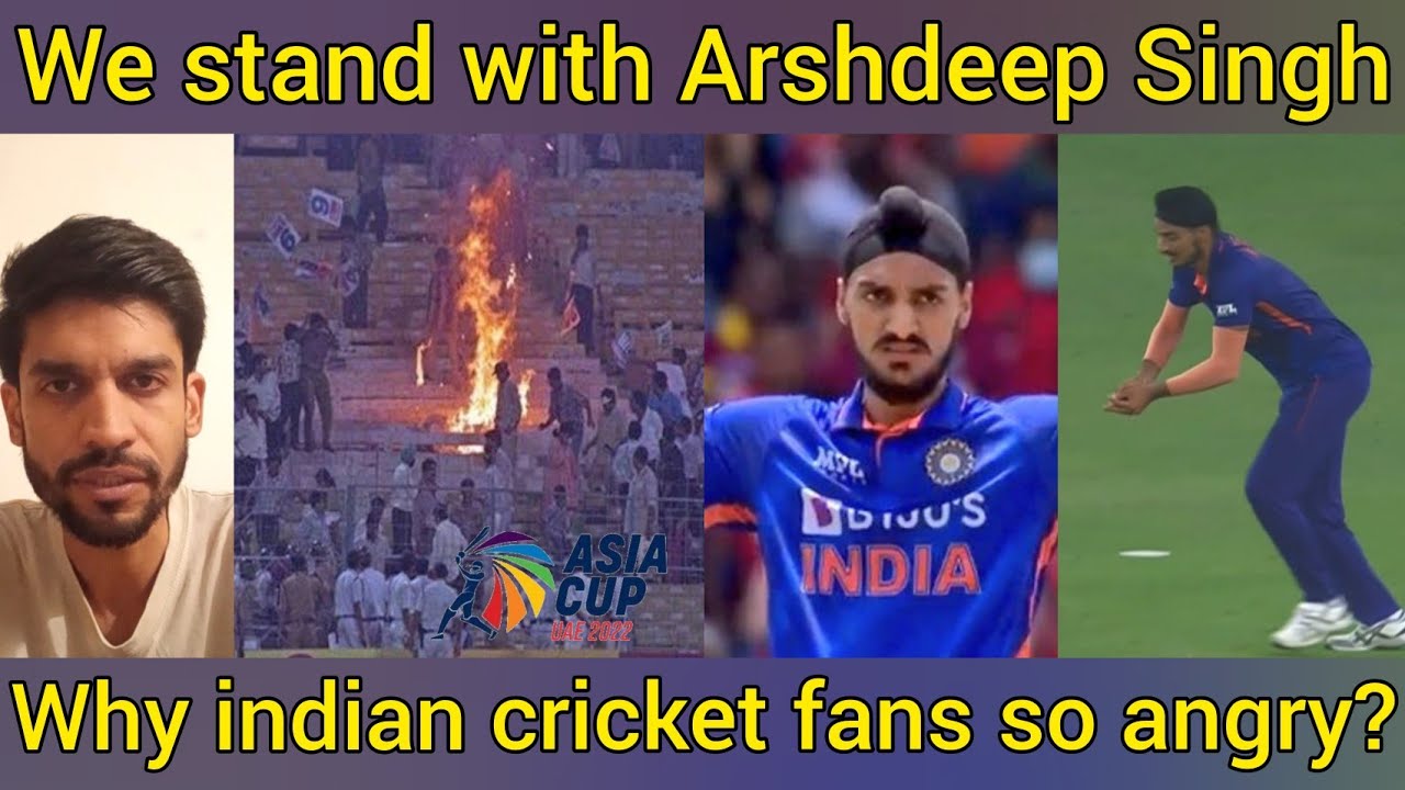 We stand with Arshdeep Singh | Angry Indian cricket fans - YouTube