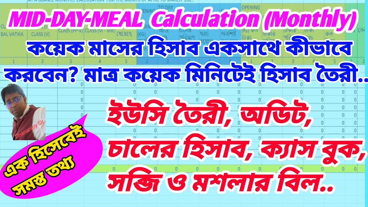 Monthly Mdm Calculation | Yearly Mdm Calculation Checked | Uc, Cost ...