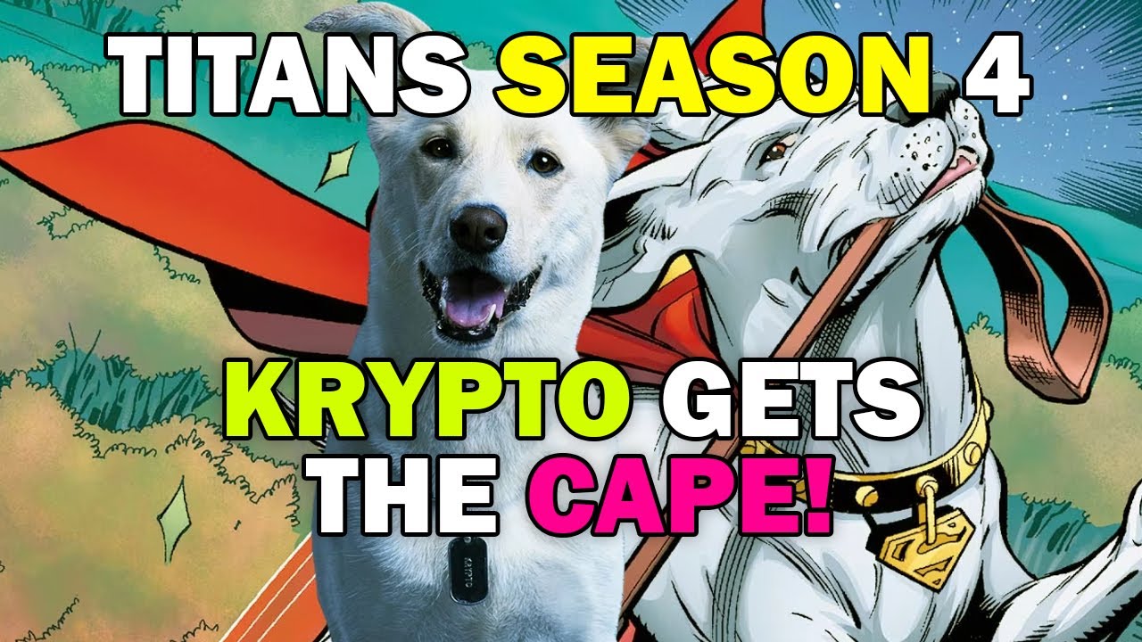 Titans' Krypto FINALLY Gets Red Cape in Season 4 - YouTube