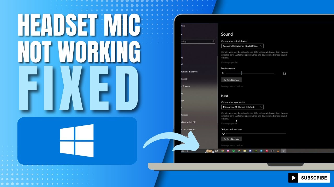 How To Fix Headset Mic Not Working In Windows 11 (2024) - YouTube