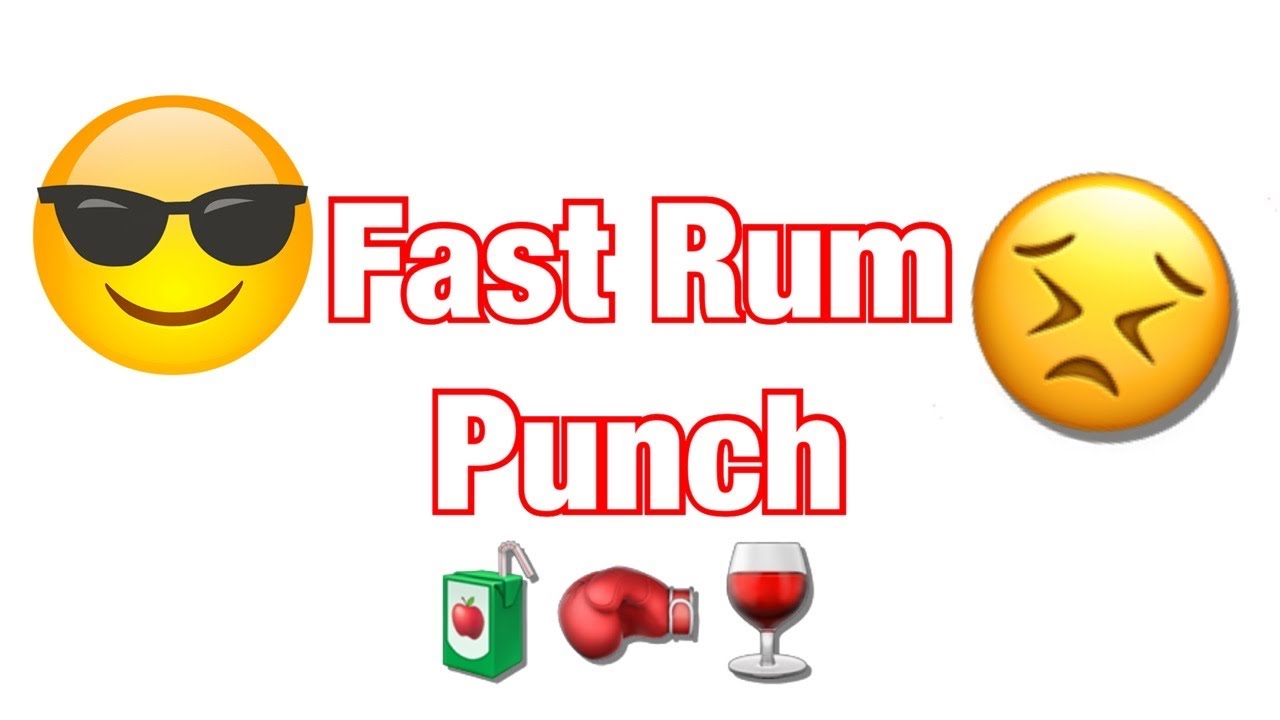 Fast Rum Punch 🥊 - YouTube