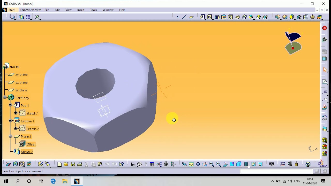 change the display Background of CATIA - YouTube