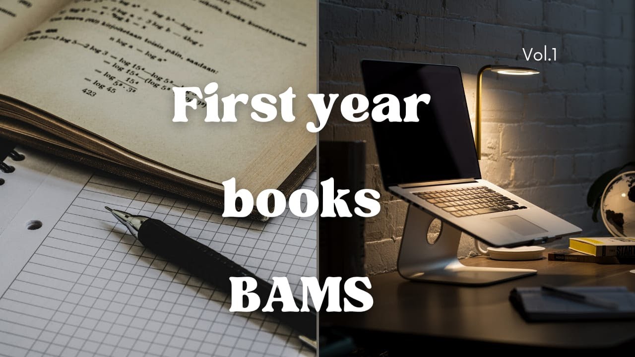 BAMS first year 📚 books||MY BOOK LIST||FIRST YEAR BEGINNING BAMS - YouTube