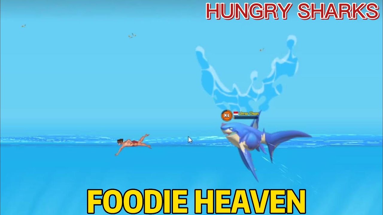 HIU TERKUAT BARU MUNCUL!! HIU MErah GAWATT!!! Hungry Shark - YouTube