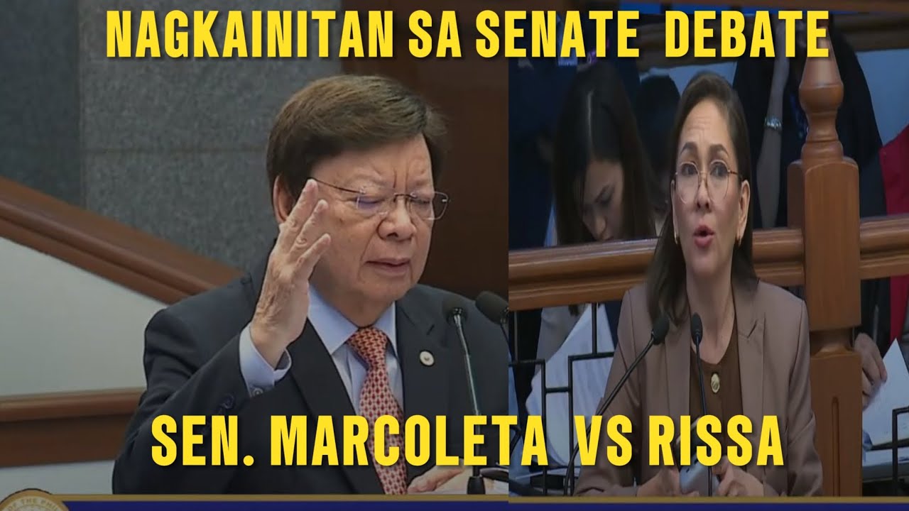 SENATE DEBATE ON VP SARAH IMPEACHMENT: SEN.MARCOLETA AT SEN RISSA ...