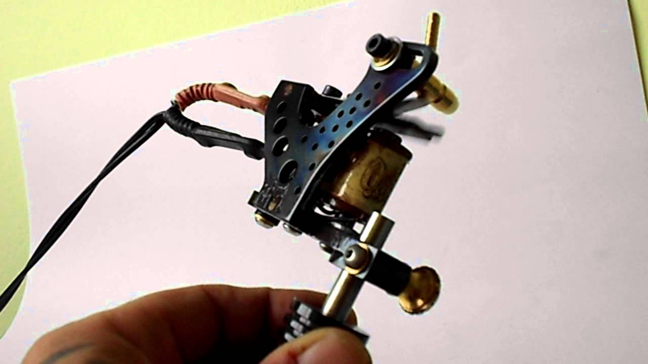 hand made tattoo machine by truenomachines - YouTube