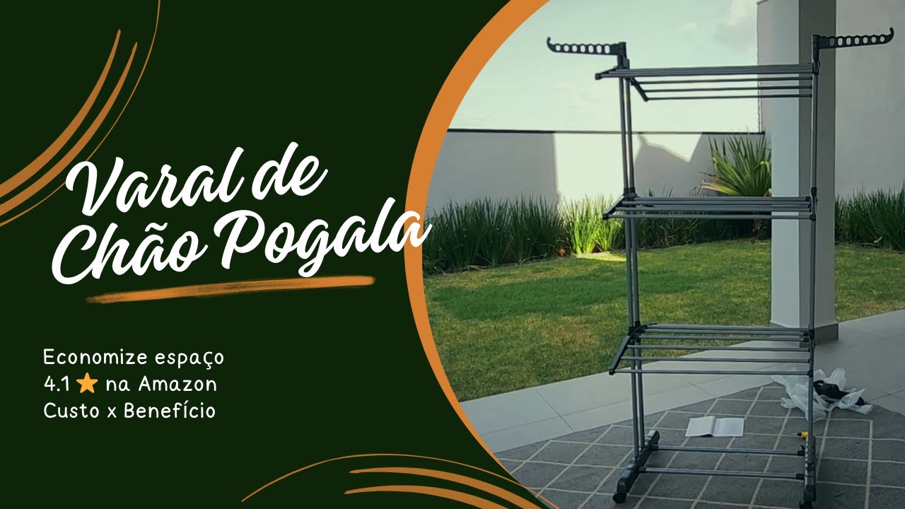 REVIEW DO VARAL DE CHÃO DE 3 ANDARES DA POGALA - YouTube