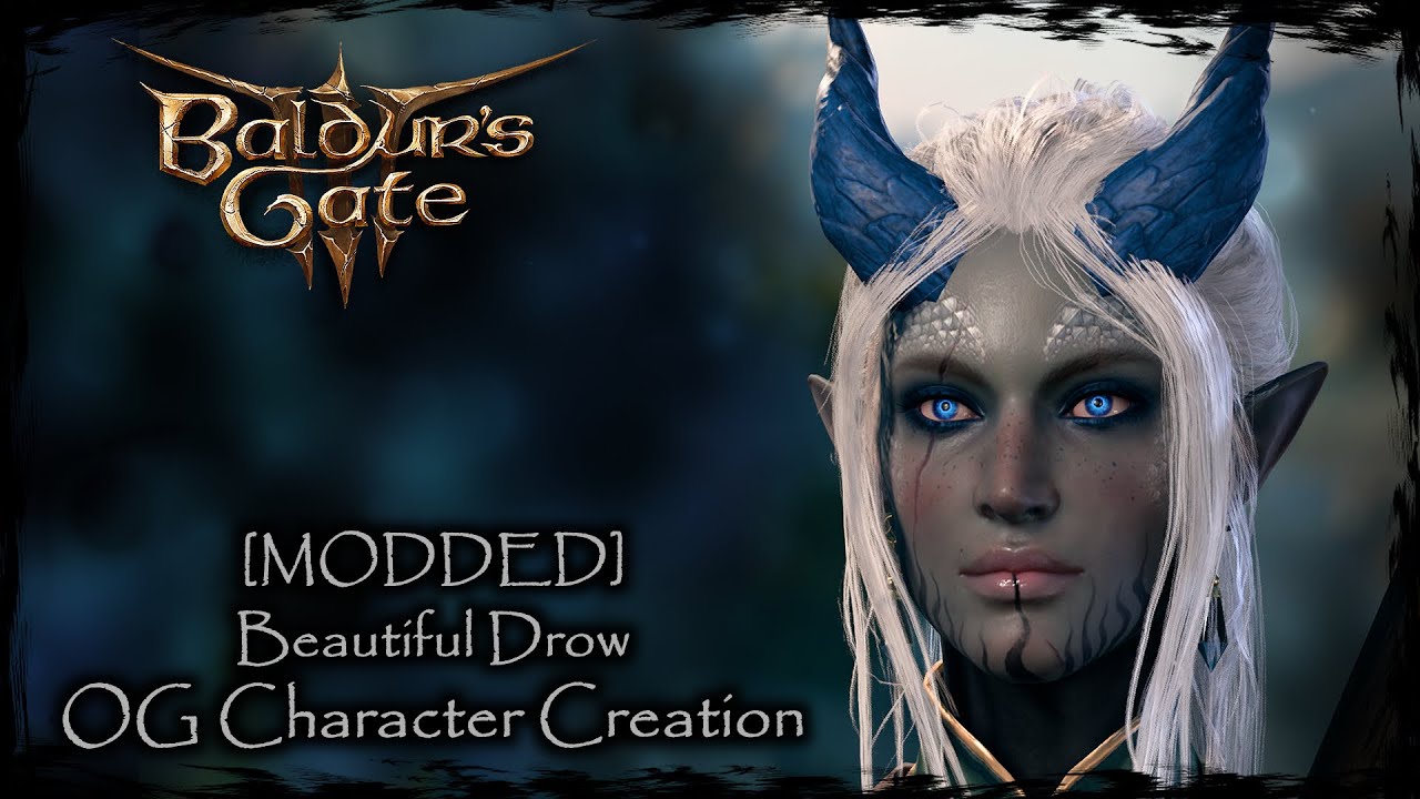 BALDUR'S GATE 3 || Beautiful Drow [Original Character #356] - Female ...