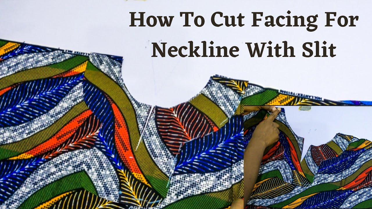THE RIGHT WAY TO CUT FACING WITH SLIT - YouTube