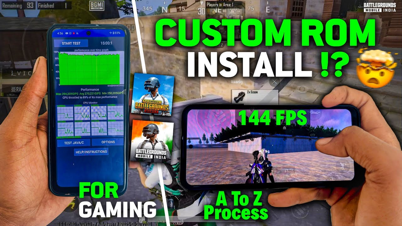 How To Install Custom ROM ☠️On Android For Gaming Performance like ...