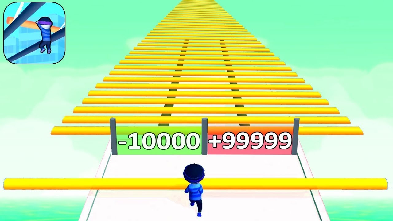 ROOF RAILS, BALL RUN 2048, COUNT MASTER and other games - Gameplay ...