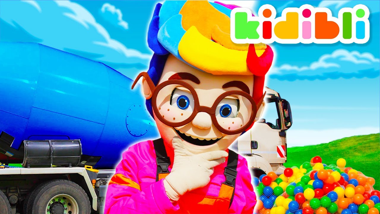 Discover colors and shapes with a truck ! | Kidibli | Animaj Kids - YouTube