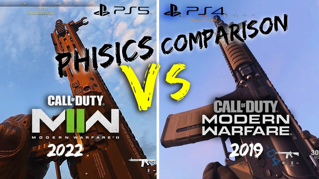 Comparacion de Fisicas Call of Duty Modern Warfare II 2022 vs Call of ...