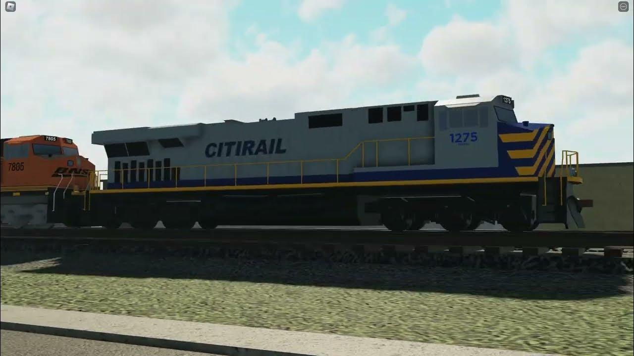 CITIRAIL Support BNSF in carrying intermodal cars! - YouTube