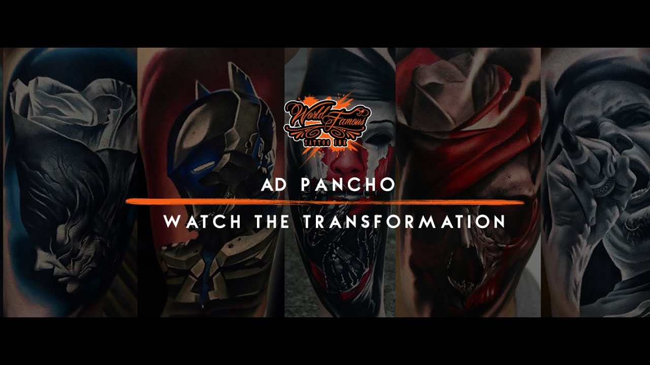 WORLD FAMOUS TATTOO INK | A.D. PANCHO - YOU NEED TO SEE THIS! - YouTube