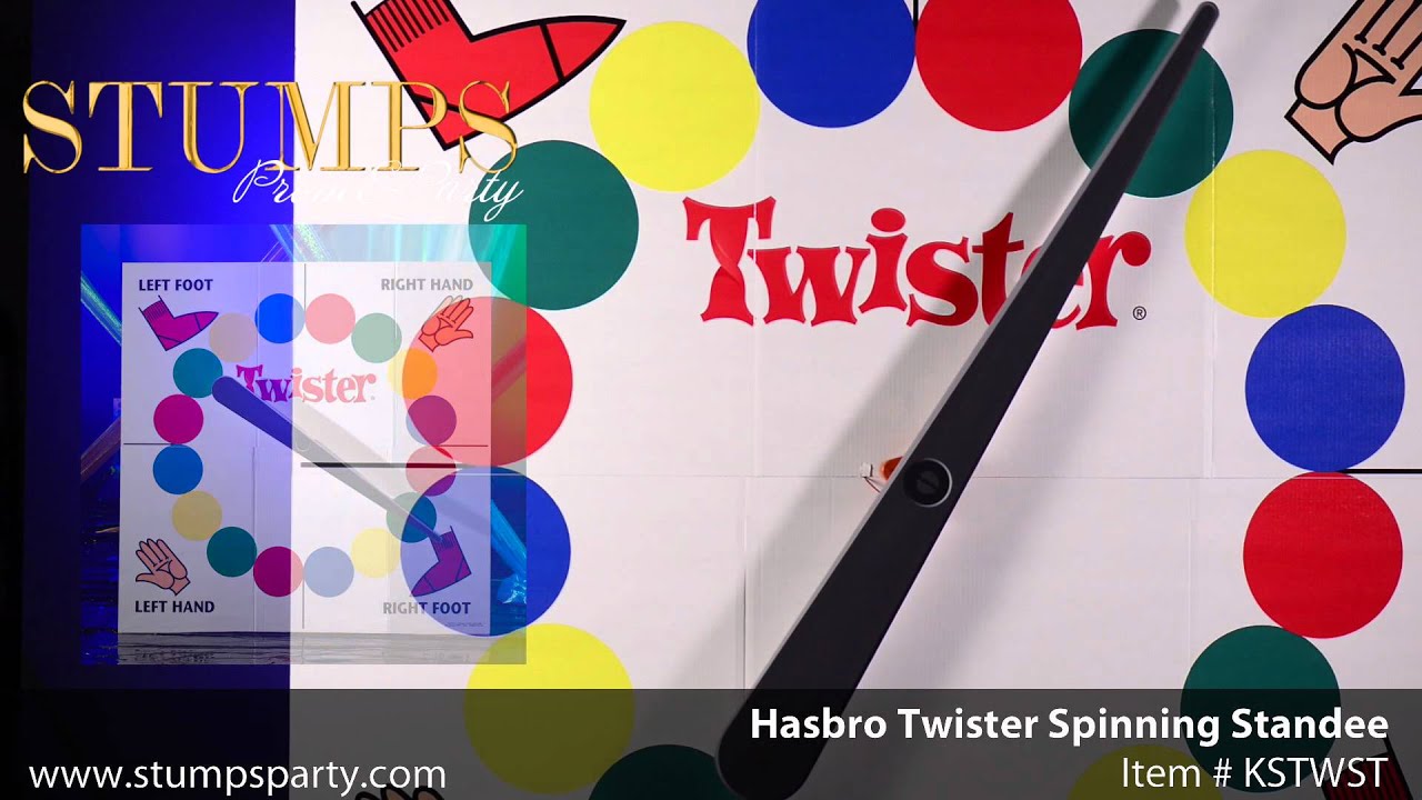 Hasbro Twister Spinning Standee - YouTube