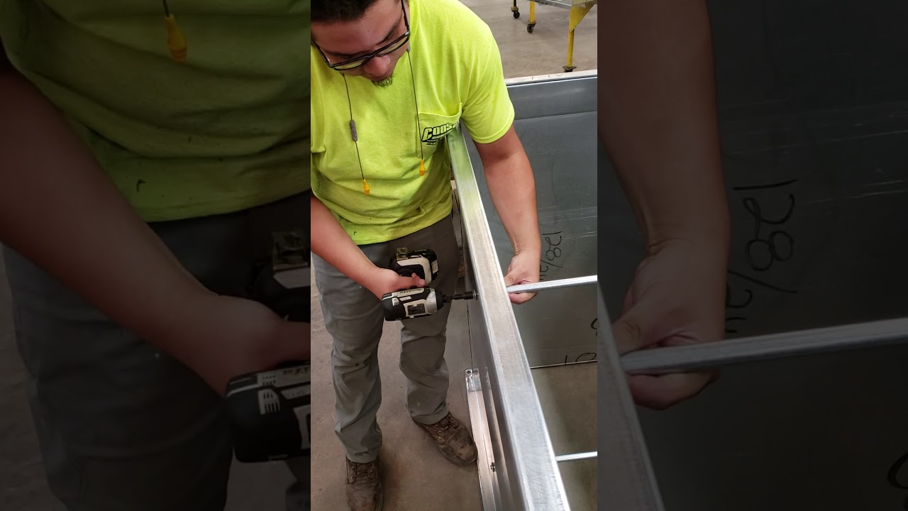 HVAC Duct reinforcement using Tie Rods with Condu Locks - YouTube