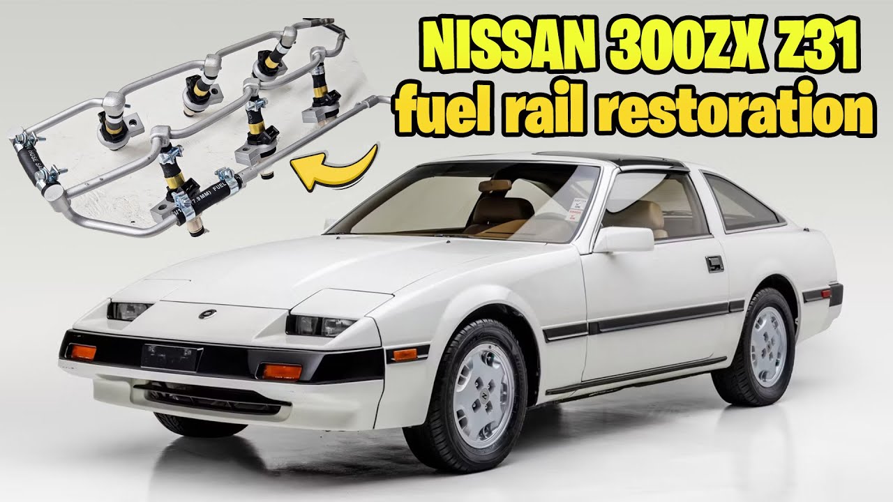Nissan Datsun 300zx z31 Fuel Injectors Replacement Restoration - YouTube