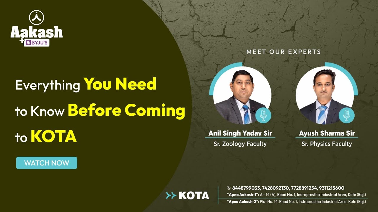 Everything You Need to Know Before Coming to Kota | Apna Aakash | # ...