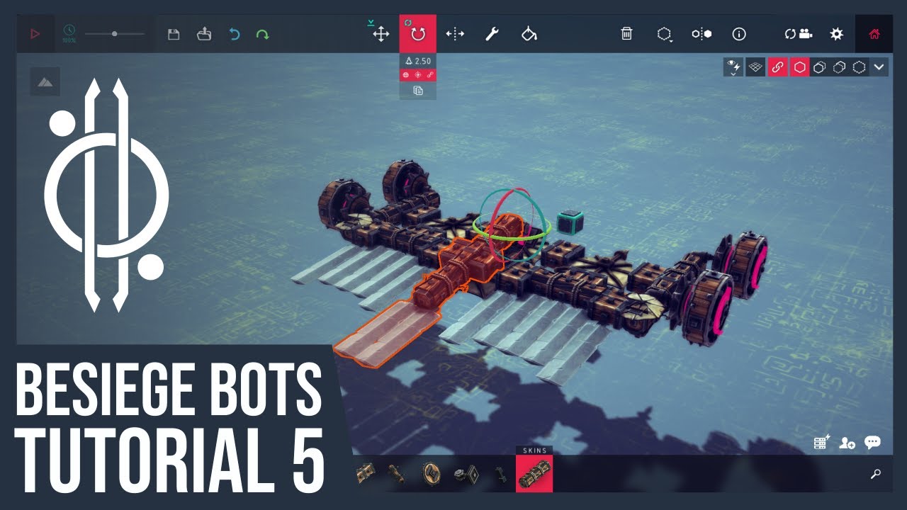 Besiege Bots Tutorials Ep 5: Elevating your Build - Adding a Lifter and Tuning - YouTube