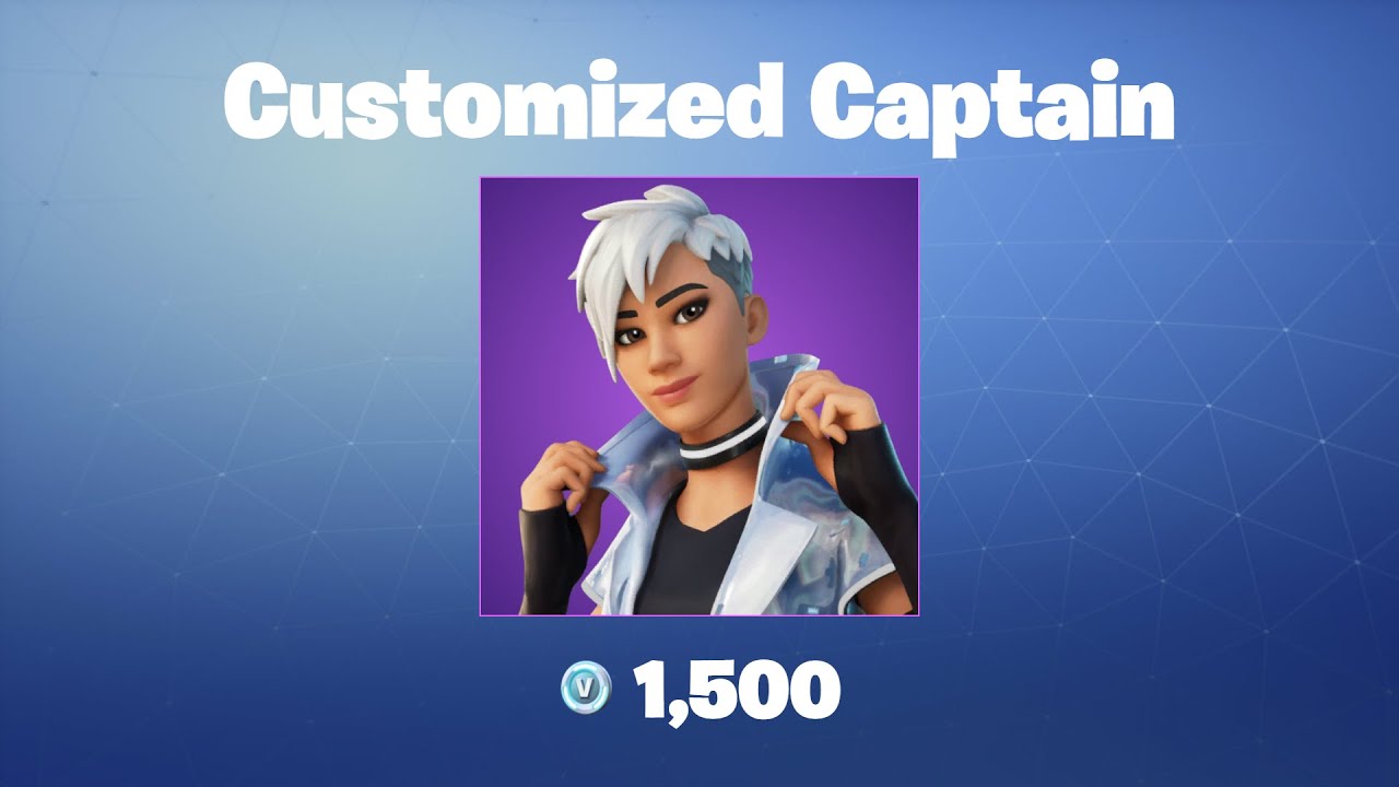 Customized Captain | Fortnite Outfit/Skin - YouTube