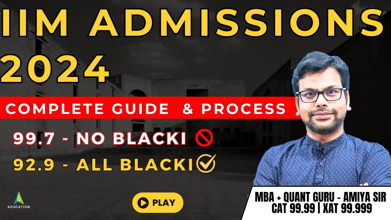 Complete IIM Admissions Process 2024 | Step-by-Step Guide - MBA Guru ...