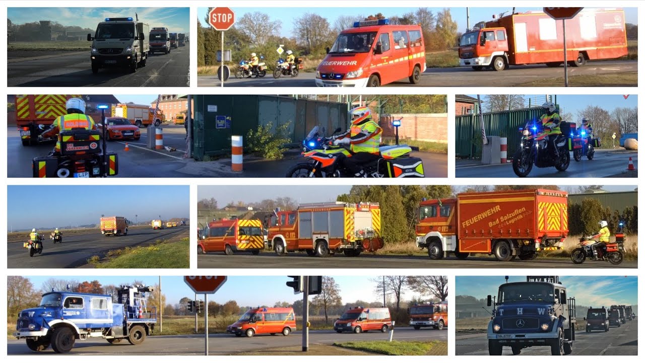 [Emergency drive / alarm drive approx. 30 vehicles] Forces on the way ...