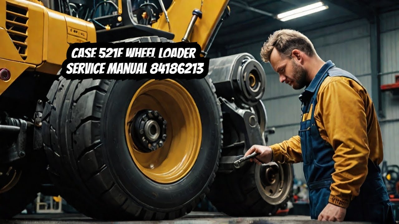 Case 521E Wheel Loader Service Manual 84186213 - YouTube