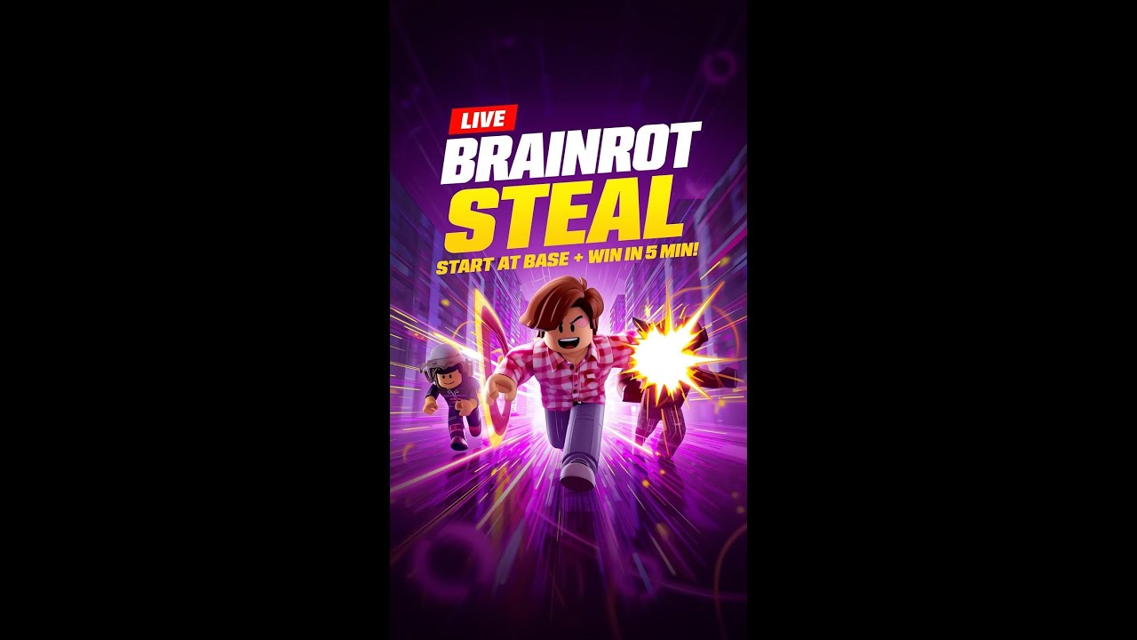 Roblox LIVE: Steal a Brainrot Fastest Run Ever! (Base Start Guide ...