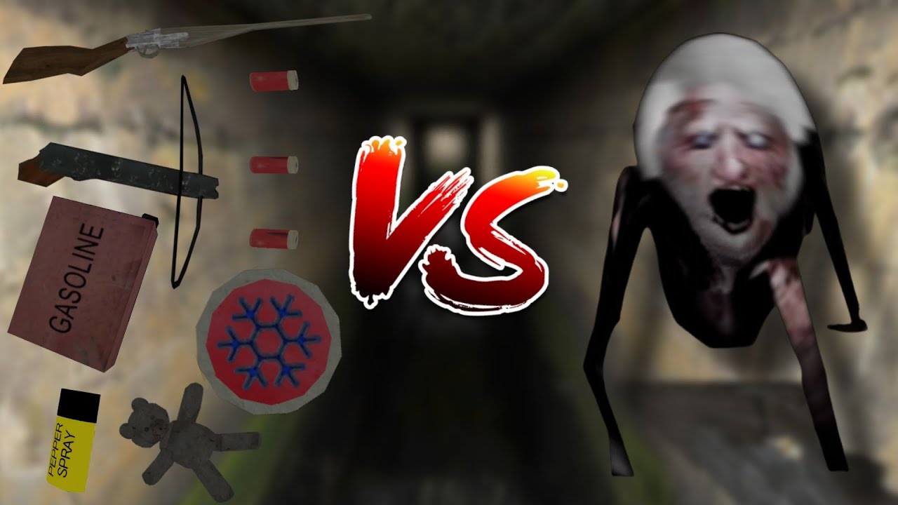 How to kill spider Angelina - Granny v1.8 - YouTube